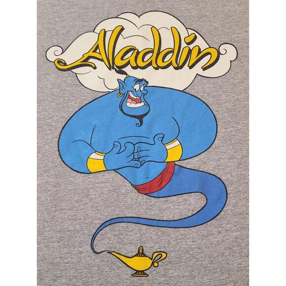 Disney | Shirts | Disney Aladdin Genie Magic Lamp Shirt Unisex Size ...